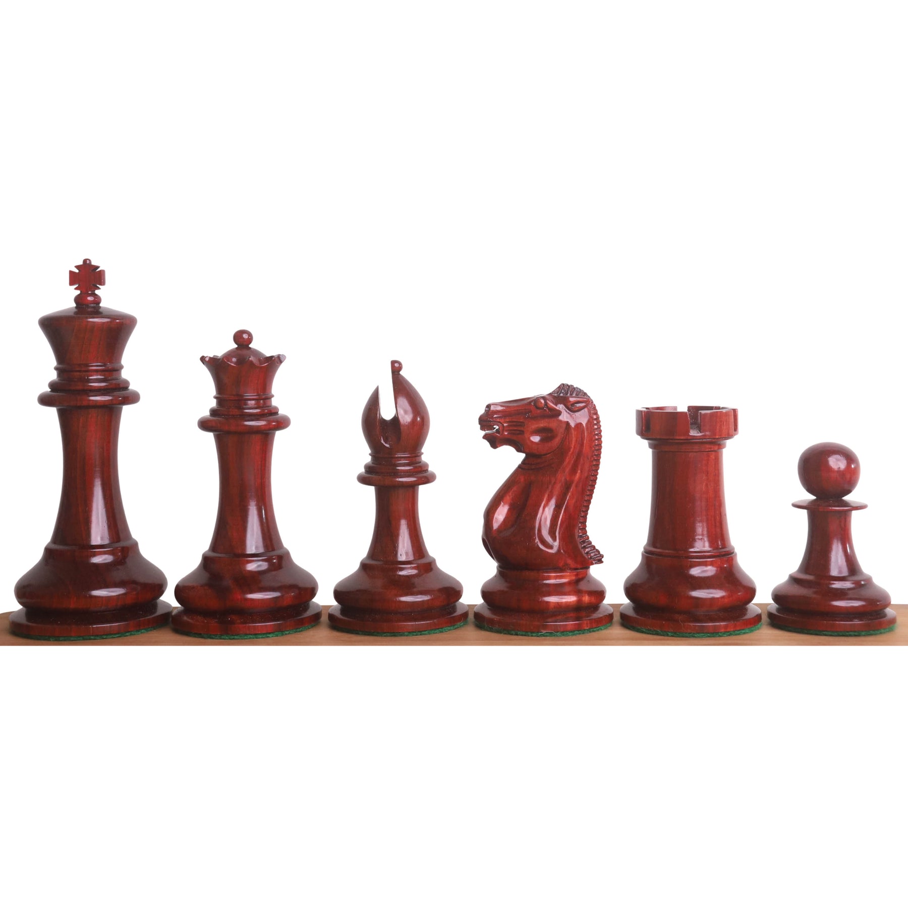 1849 Original Staunton Chess Set- Chess Pieces Only- Lacquered Distres