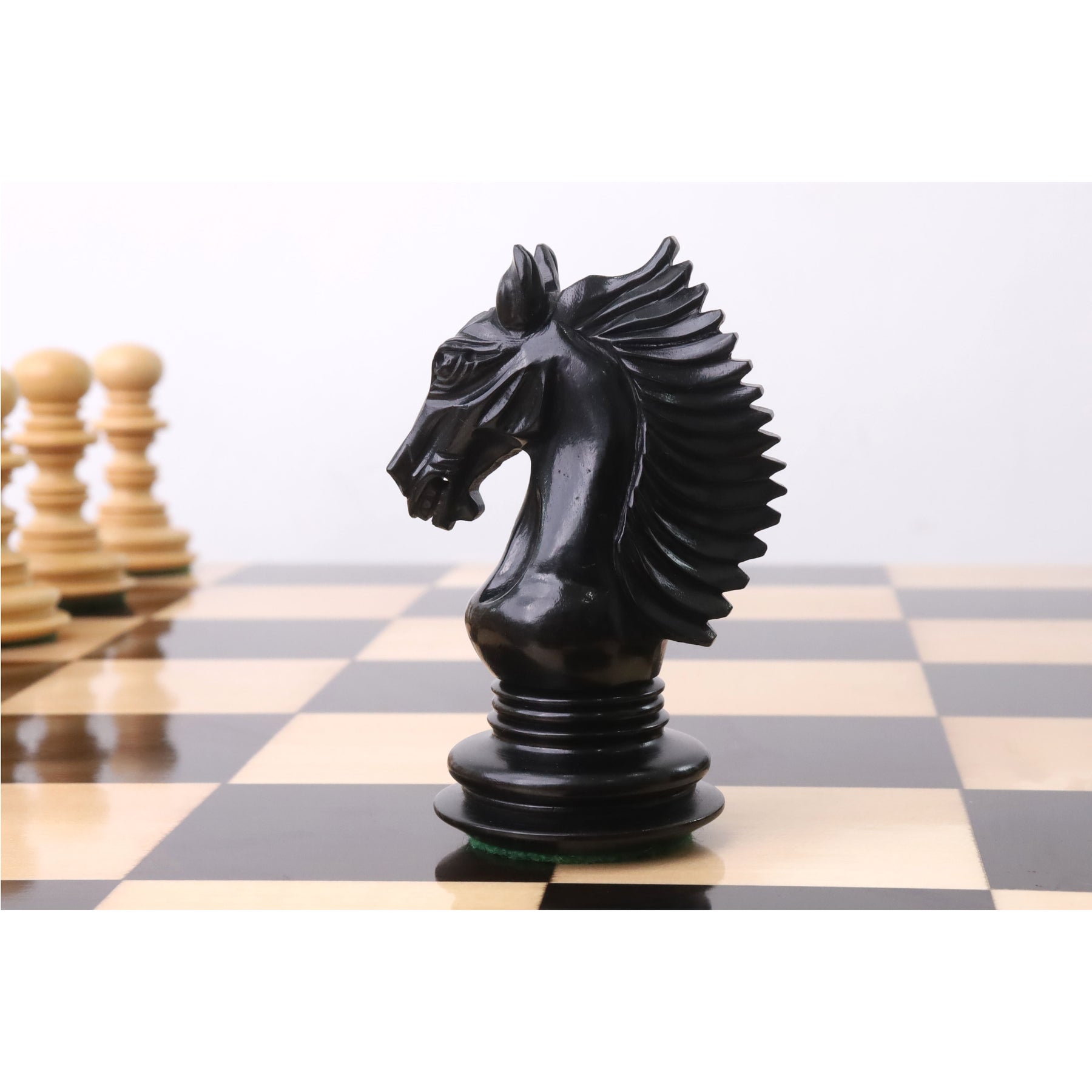 4.5" Gallant Knight Luxury Staunton Chess Set- Chess Pieces Only - Tri