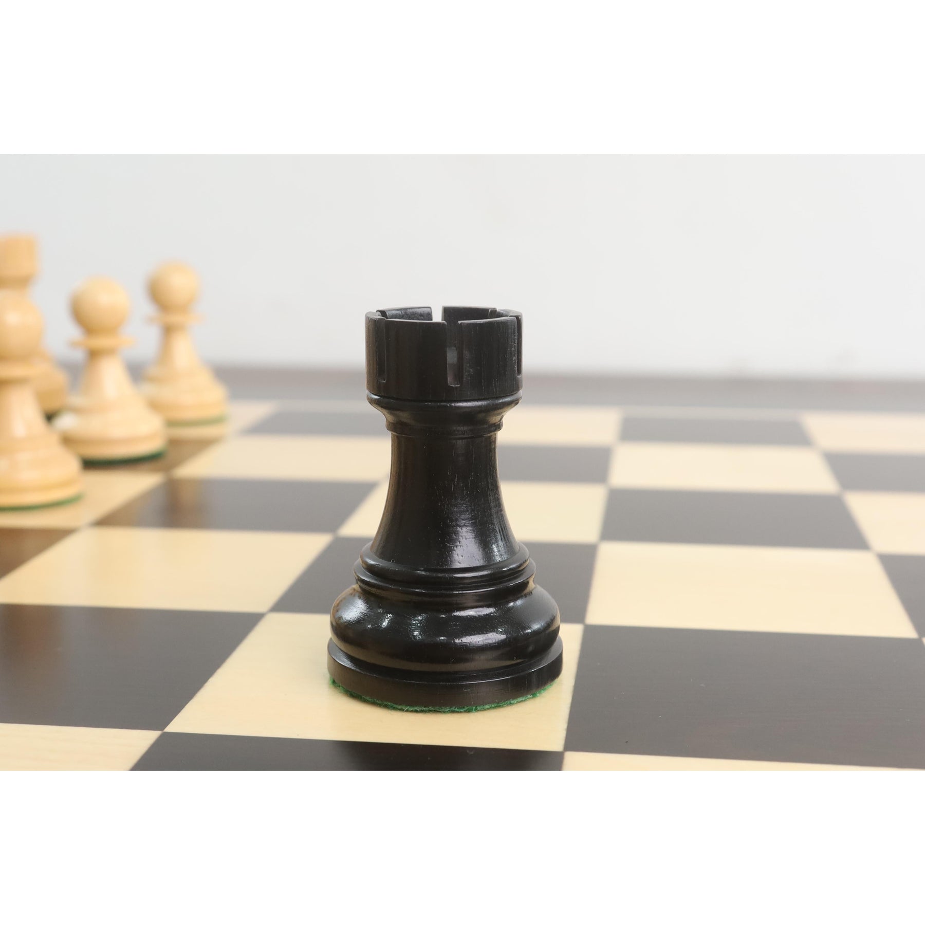 1972 Fischer Spassky Double Weighted Ebony Wood Chess Set