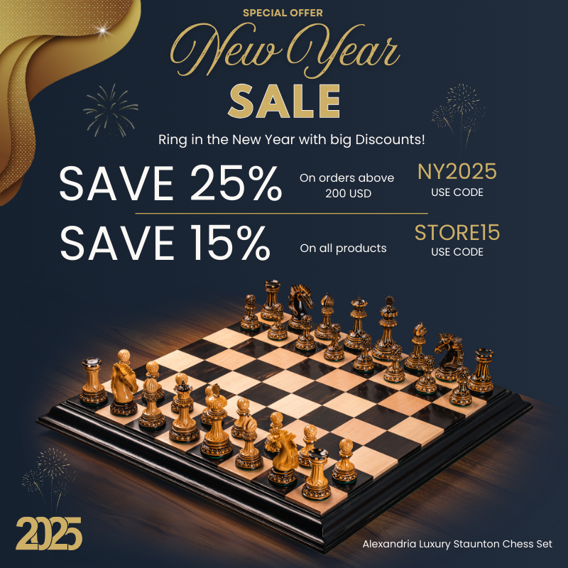 Buy Handcrafted Chess Pieces Sets & Boards at Royal Chess Mall
