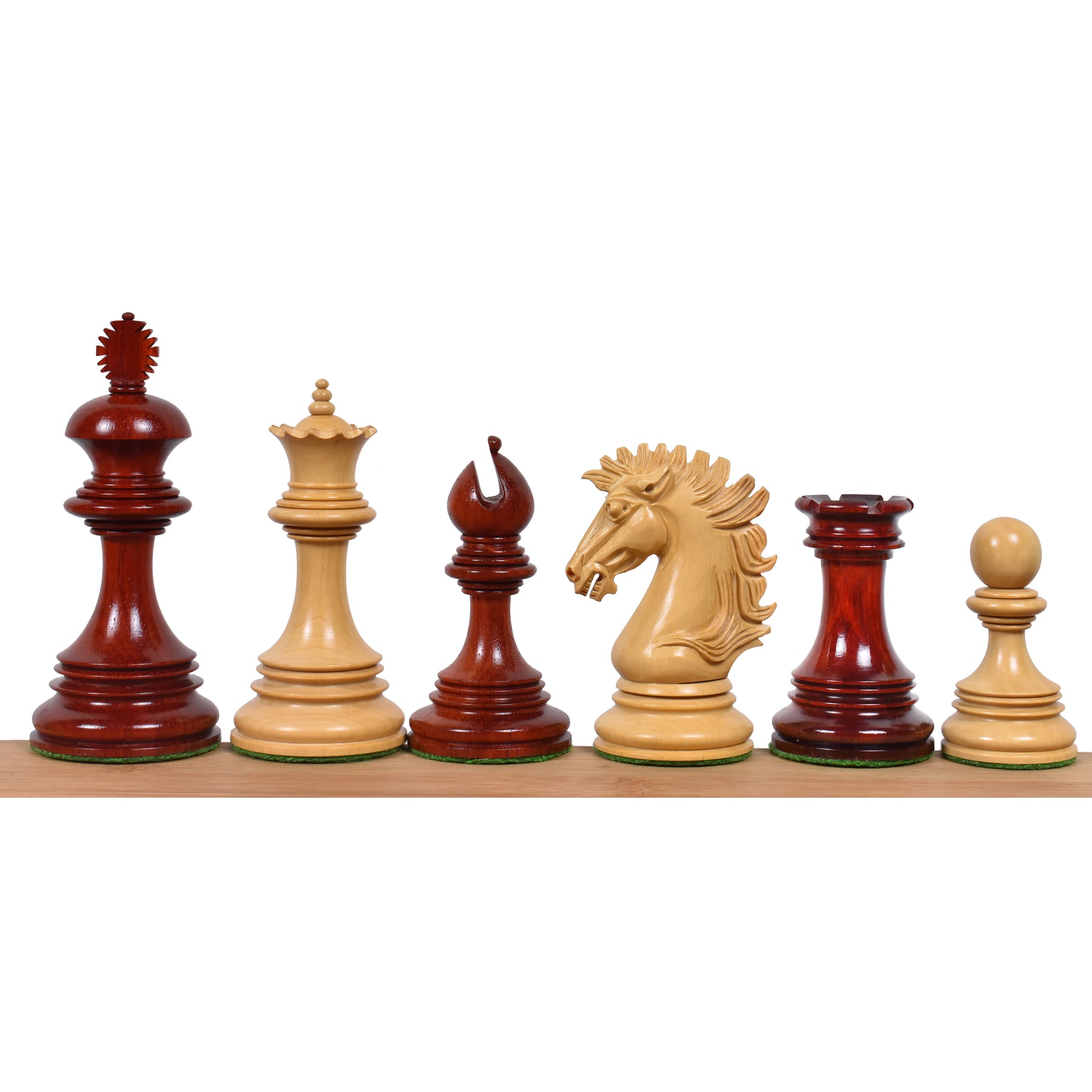 Alexandria Luxury Staunton Chess Pieces Only Set - Triple Weighted