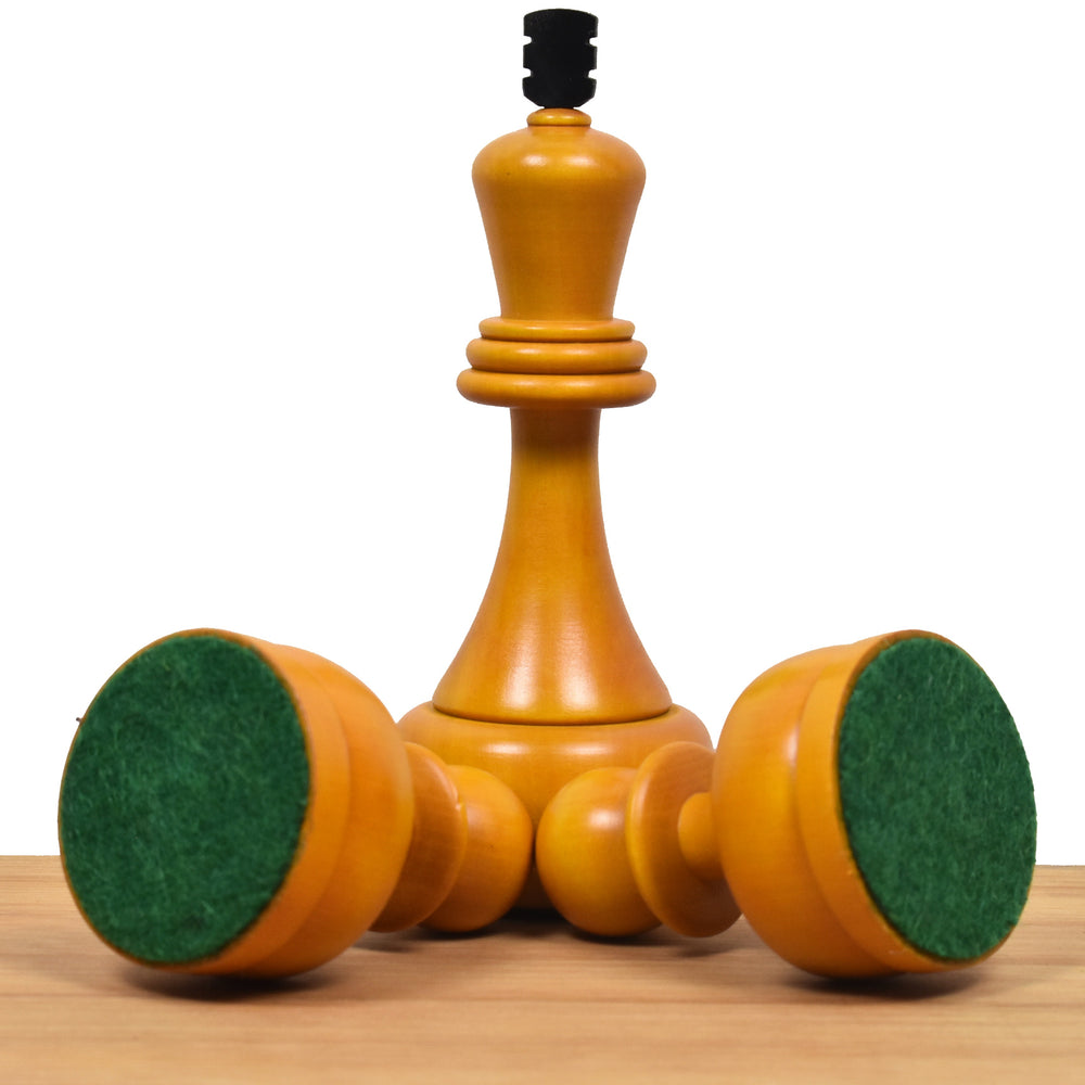 Soviet Championship Tal Chess - Antiqued Boxwood - 4" King