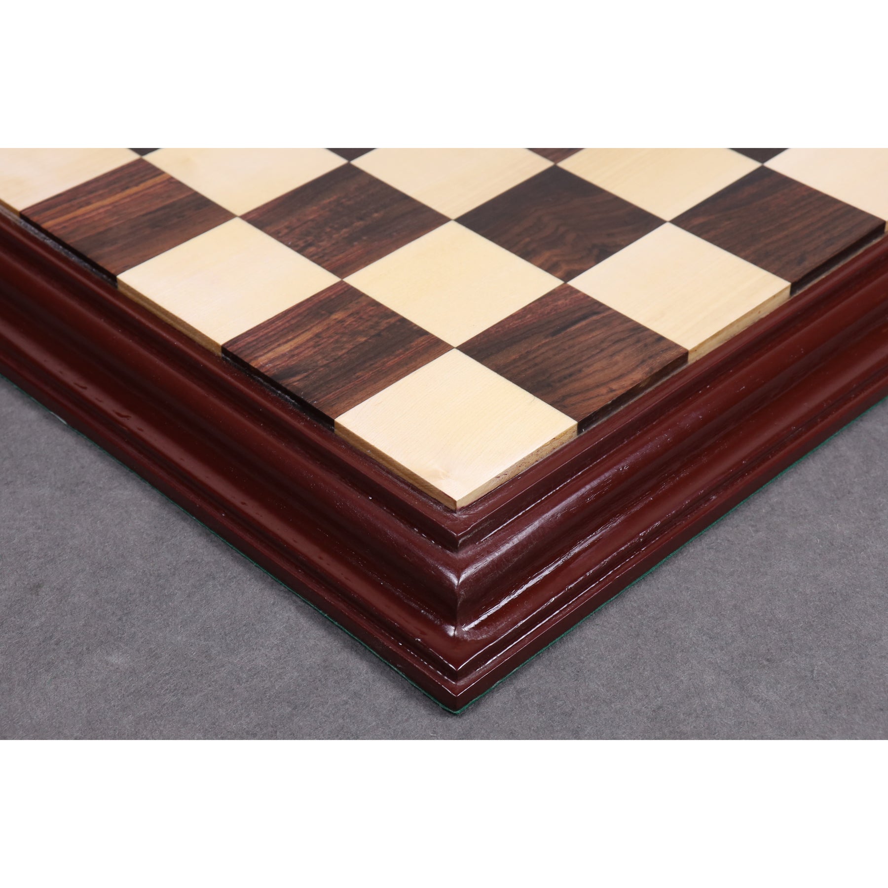 21" Rosewood & Maple Wood Luxury Chess board with Carved Border- 57mm ...