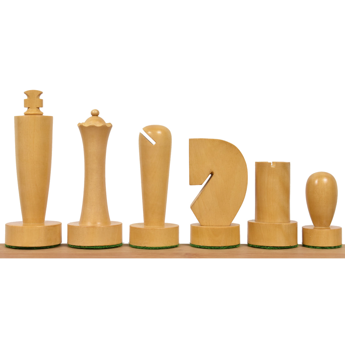 3.9″ Berliner Modern Minimalist Chess Pieces Only set- Weighted-Golden ...