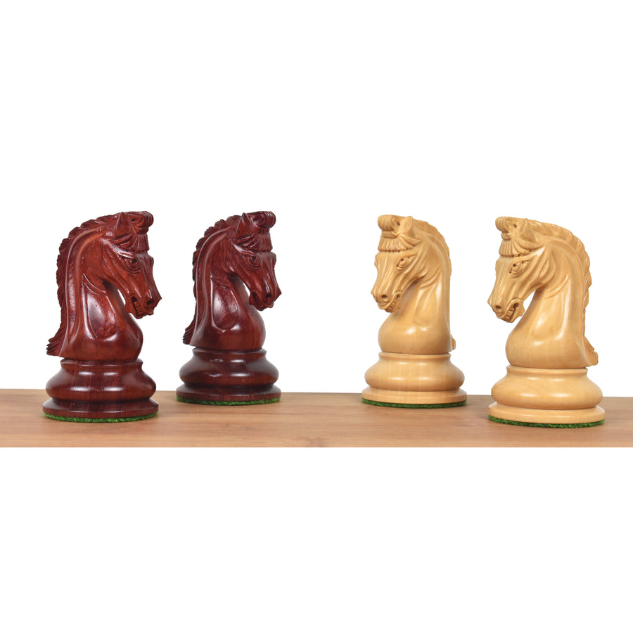 Repro 2016 Sinquefield Staunton Chess Pieces Only Set - Bud Rosewood