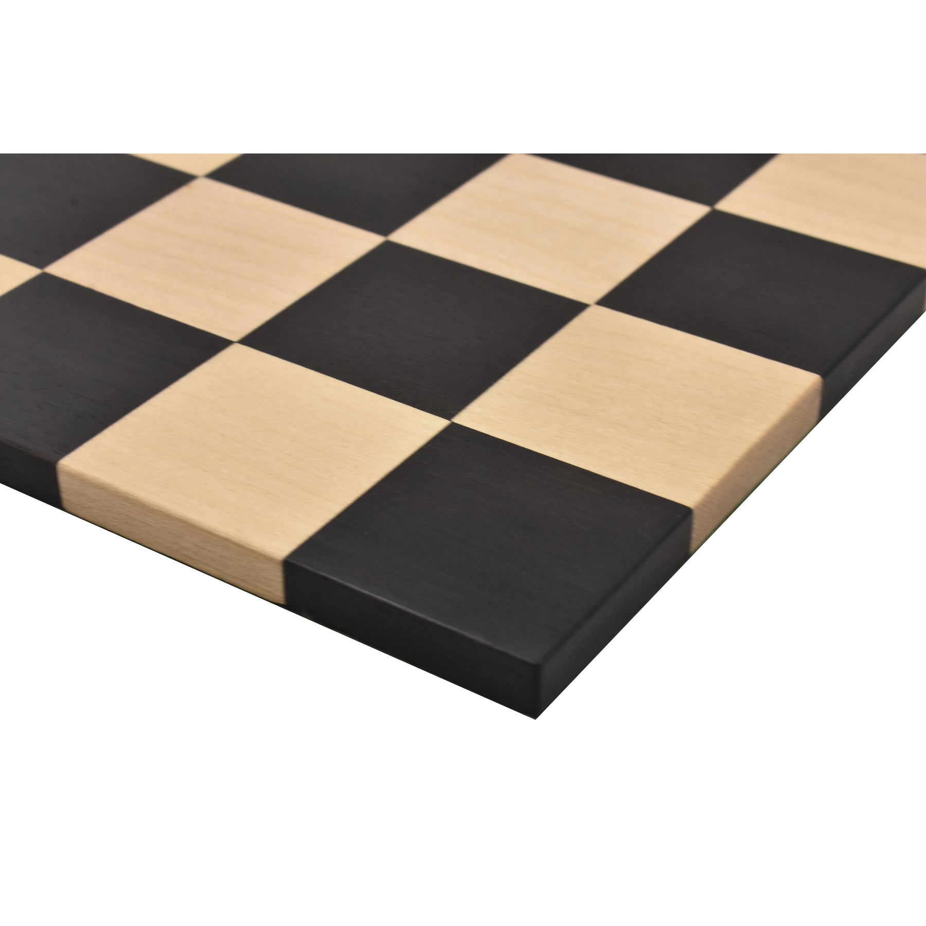 Solid Wood Roll Up Travel Chess Board in Ebony & Maple Wood